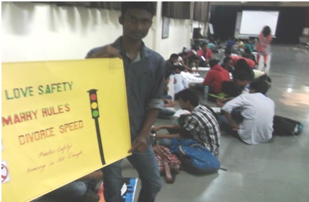 NSS Activities of Poster Making Event at Hotel Management Institute